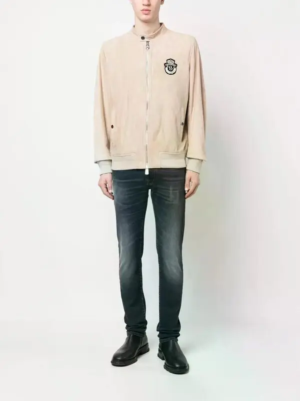 BILLIONAIRE Logo-patch Super Straight Jeans