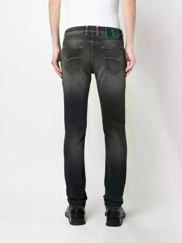 BILLIONAIRE Logo-patch Super Straight Jeans