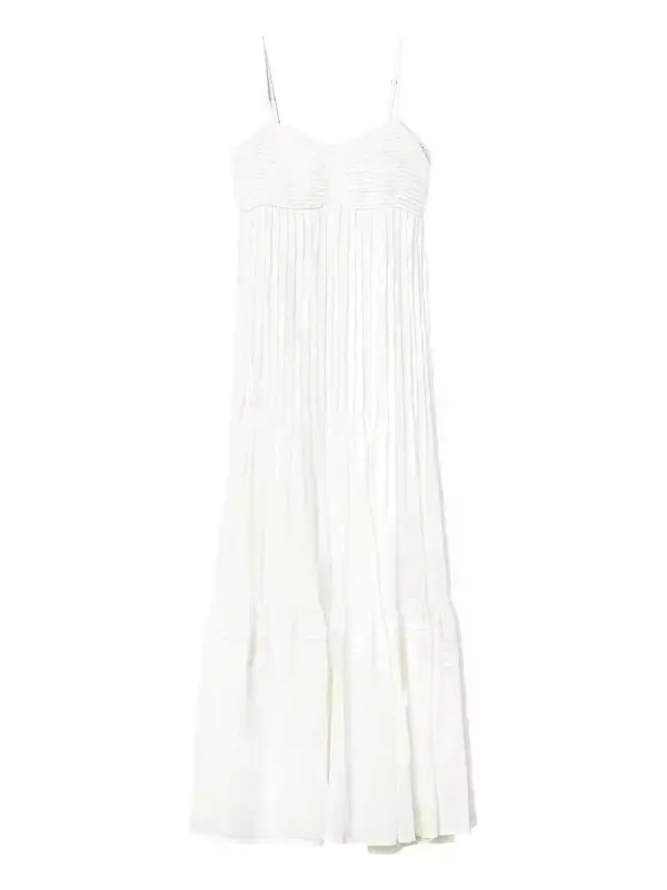 TWINSET Pleated Maxi Dress