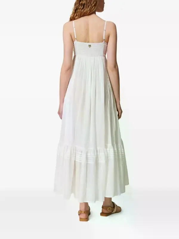 TWINSET Pleated Maxi Dress