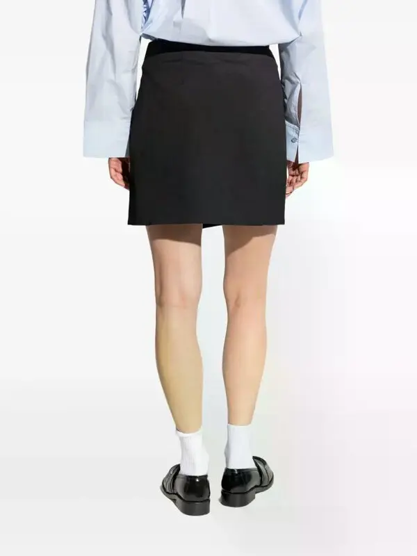 BY MALENE BIRGER Esma Asymmetric Miniskirt - Black