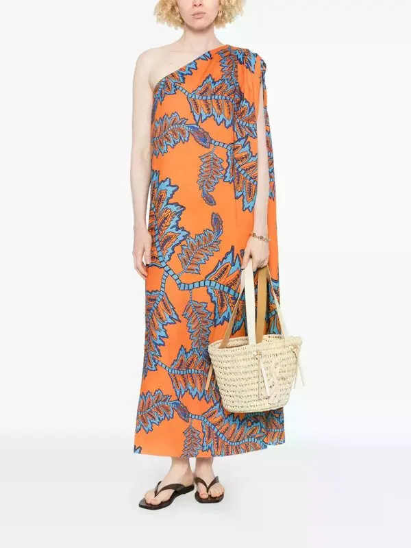 la plage maxi dress Beacon Rock Maxi Dress - Stripes in Blue and White