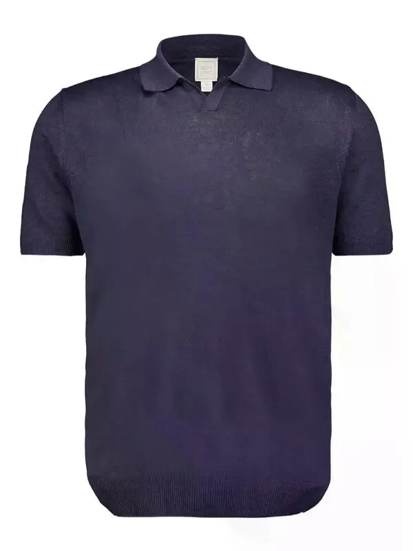 120% Lino Linen Top - Blue