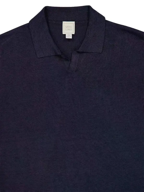 120% Lino Linen Top - Blue