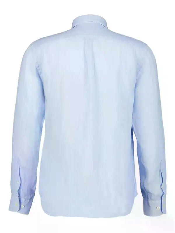120% Lino Linen Shirt - Blue