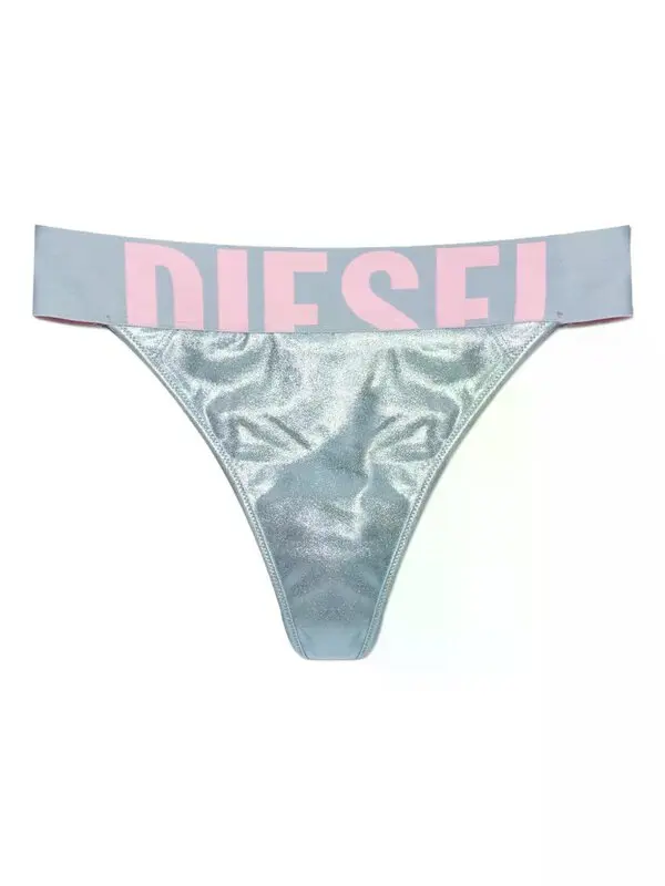 DIESEL Metallic Bikini Bottom - Blue