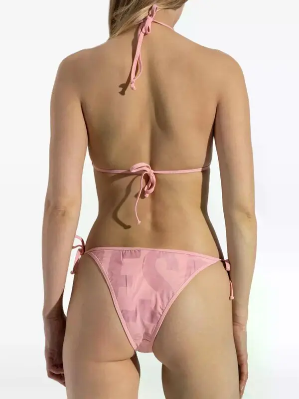 DIESEL® Brazilian Bikini Bottom With Side Ties - Pink