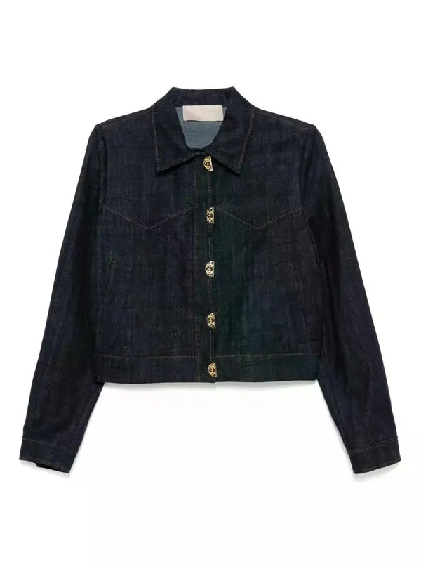 Elie Saab Embellished Denim Jacket