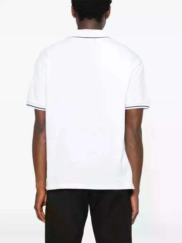 Amiri Cotton Polo Shirt - White