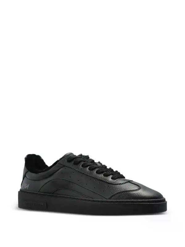 Dsquared2 Rider Leather Low-top Sneakers - Black