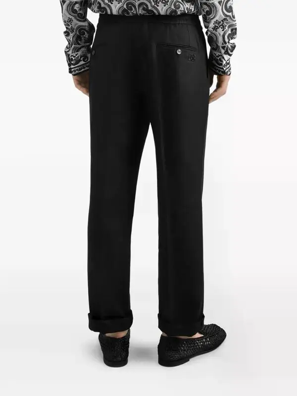 Dolce & Gabbana Drawstring-waist Pleated Trousers