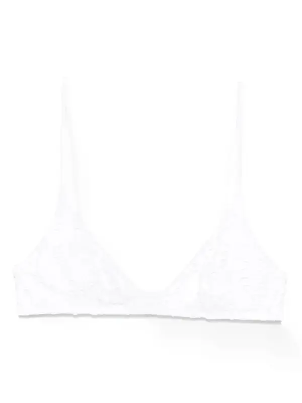 MC2 SAINT BARTH Paloma Bikini Top - White