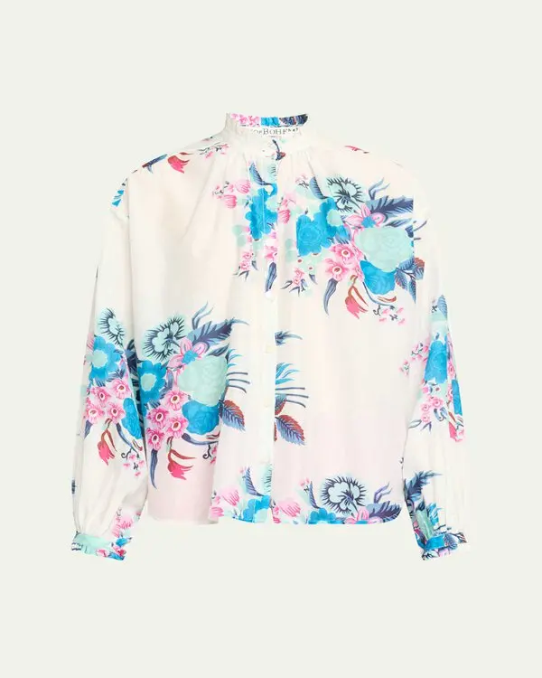 Alix Of Bohemia Poet Berry Jackfruit Blouse