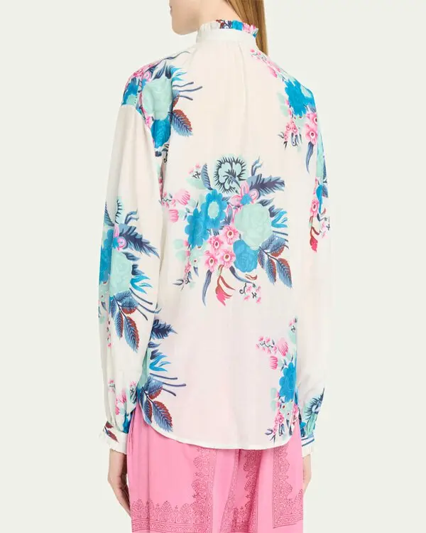 Alix Of Bohemia Poet Berry Jackfruit Blouse