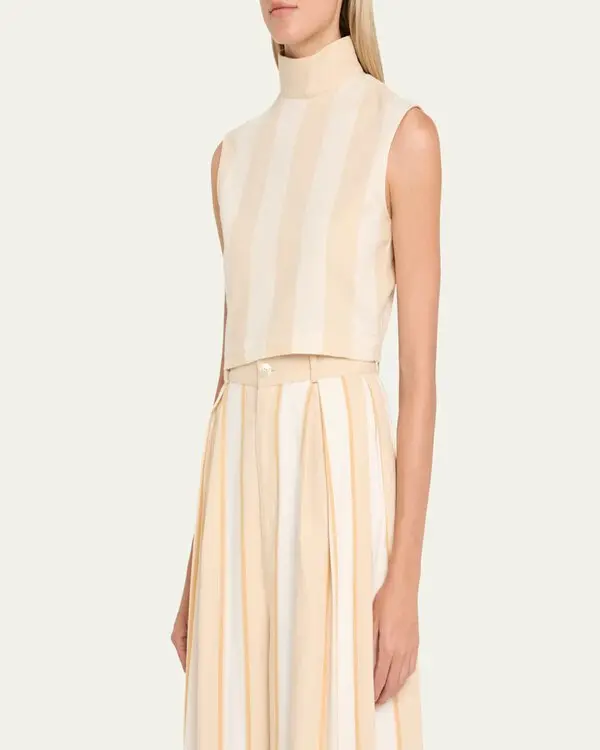 MARRAKSHI LIFE Cropped Turtleneck Top