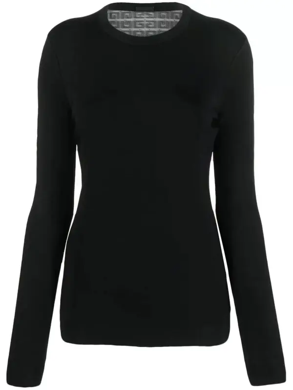 Givenchy Long-sleeve Round-neck T-shirt