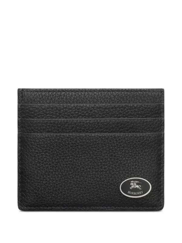 Burberry Pebbled-leather Cardholder - Black