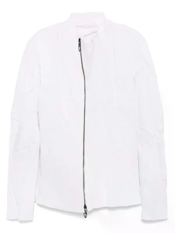 LEON EMANUEL BLANCK Distortion Cardigan - White