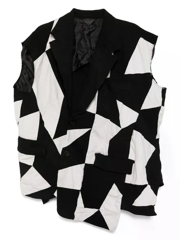 BLACK COMME DES GARÇONS Patchwork Jacket - Black