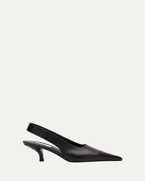 TOTEME Leather Slingback Pumps