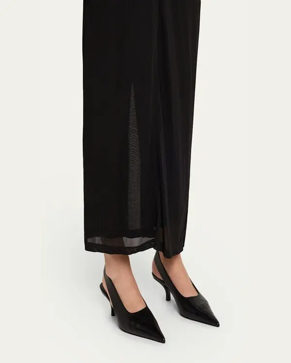 TOTEME Leather Slingback Pumps