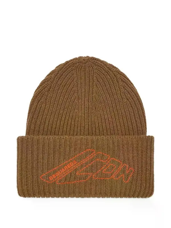 Dsquared2 Icon New Generation Beanie - Brown