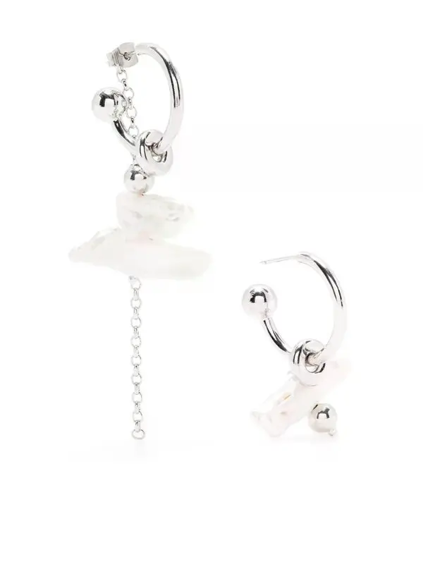 JUSTINE CLENQUET Sunny Earrings - Silver