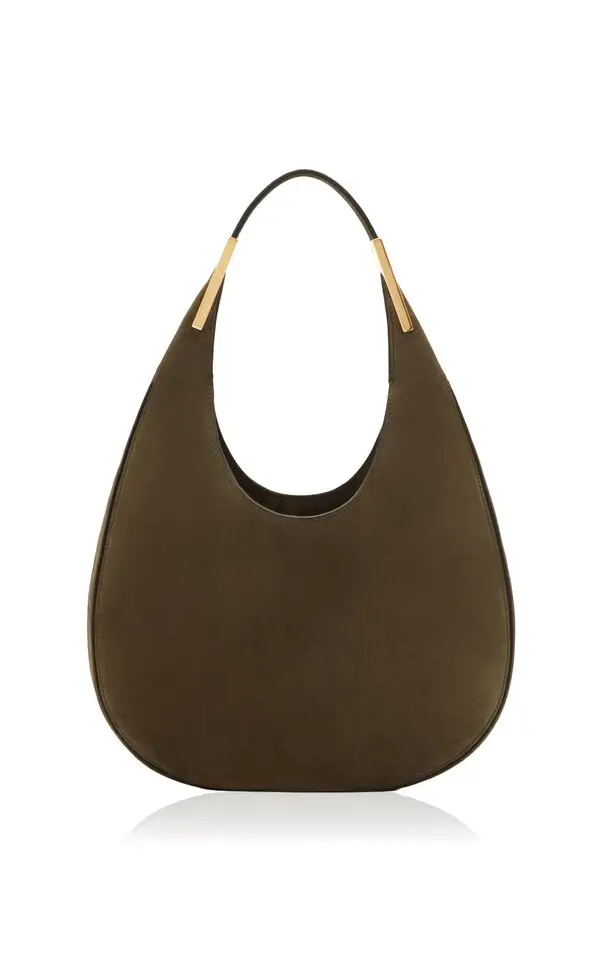 Savette The Small Florence Suede Hobo Bag - Brown