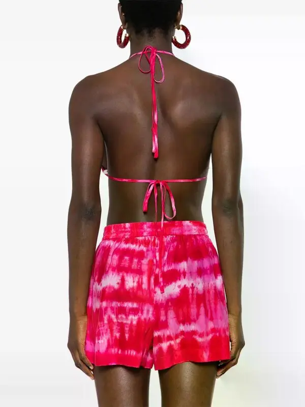 P.a.r.o.s.h Tie-dye Silk Bralette - Pink