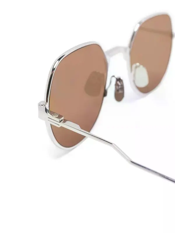 Thom Browne Round-frame Sunglasses - Silver