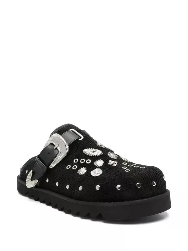 TOGA VIRILIS Eyelet Metal Sabot Loafers