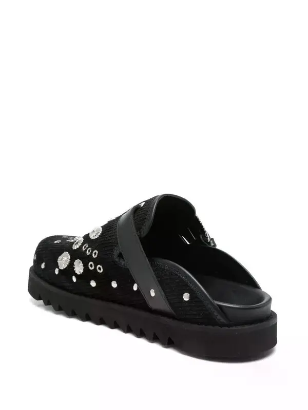 TOGA VIRILIS Eyelet Metal Sabot Loafers