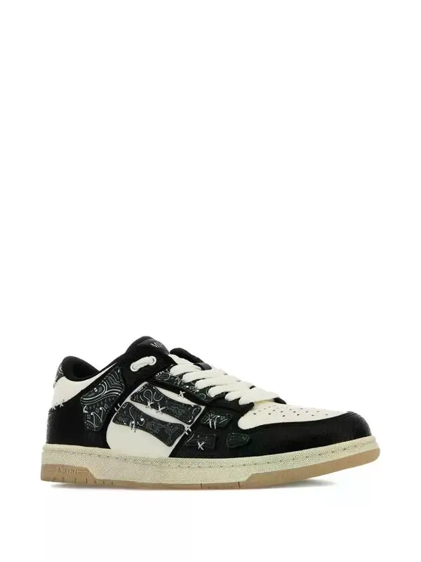 Amiri Contrast Panel Low-top Sneakers - Black