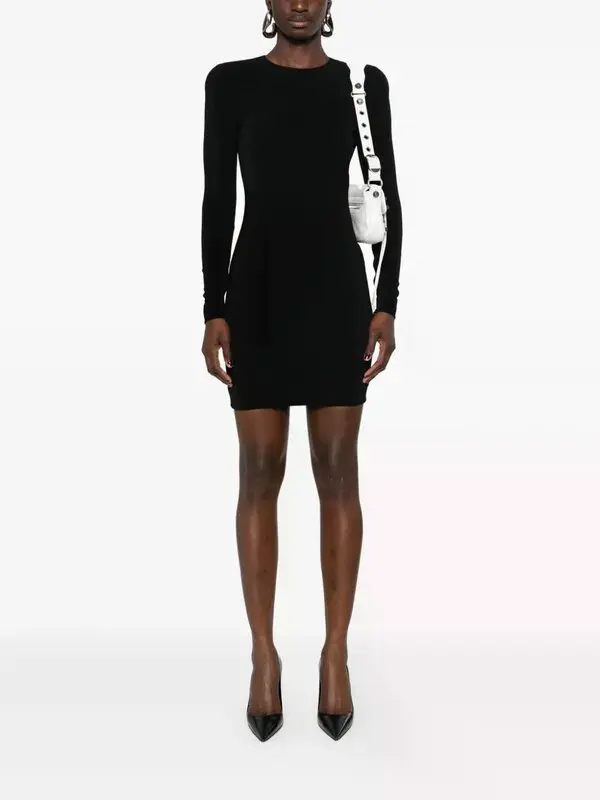 Balenciaga Long-sleeve Fitted Mini Dress
