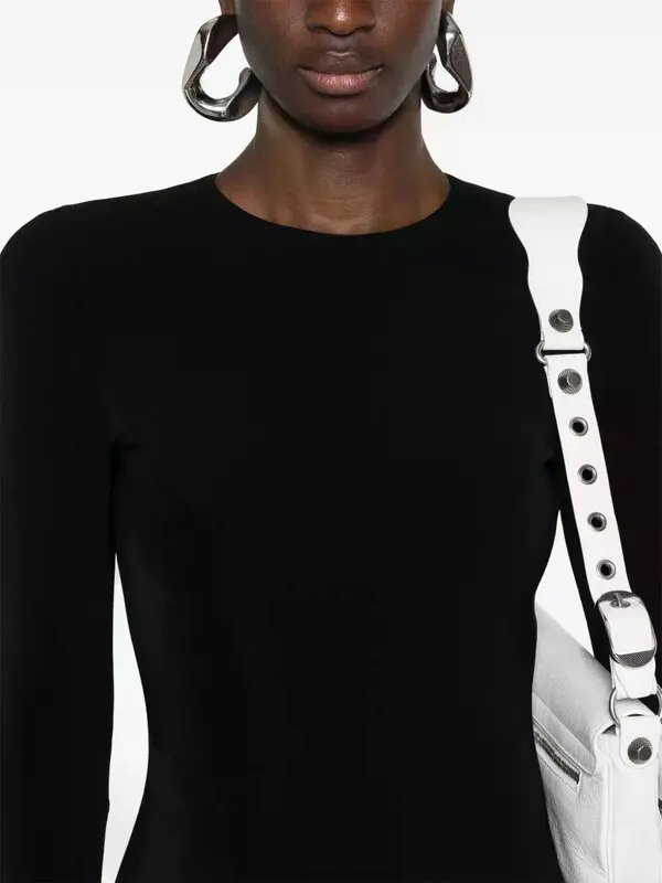 Balenciaga Long-sleeve Fitted Mini Dress
