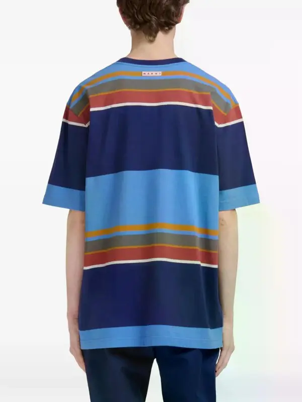 Marni Striped Cotton T-shirt