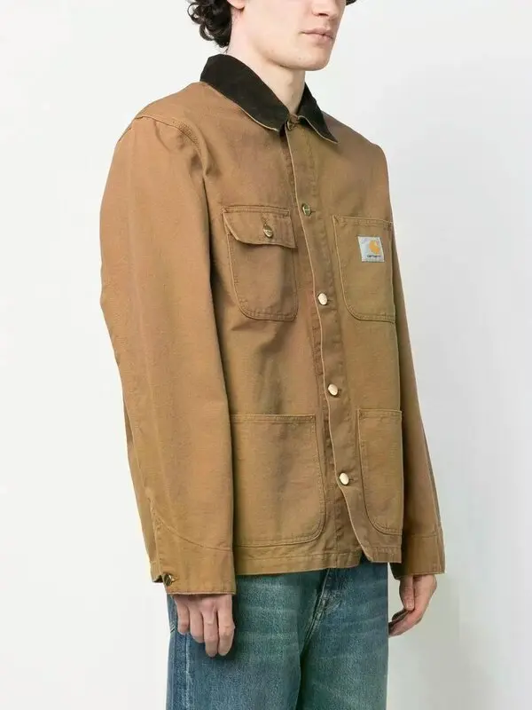 Carhartt Work In Progress Organic Cotton Canvas Michigan Coat - Brown