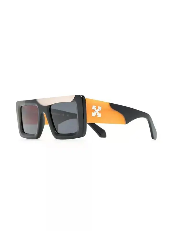 Off-White Seattle Rectangle-frame Sunglasses - Black