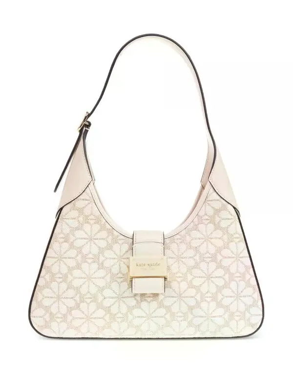 Kate Spade New York Floral-jacquard Shoulder Bag - Neutrals