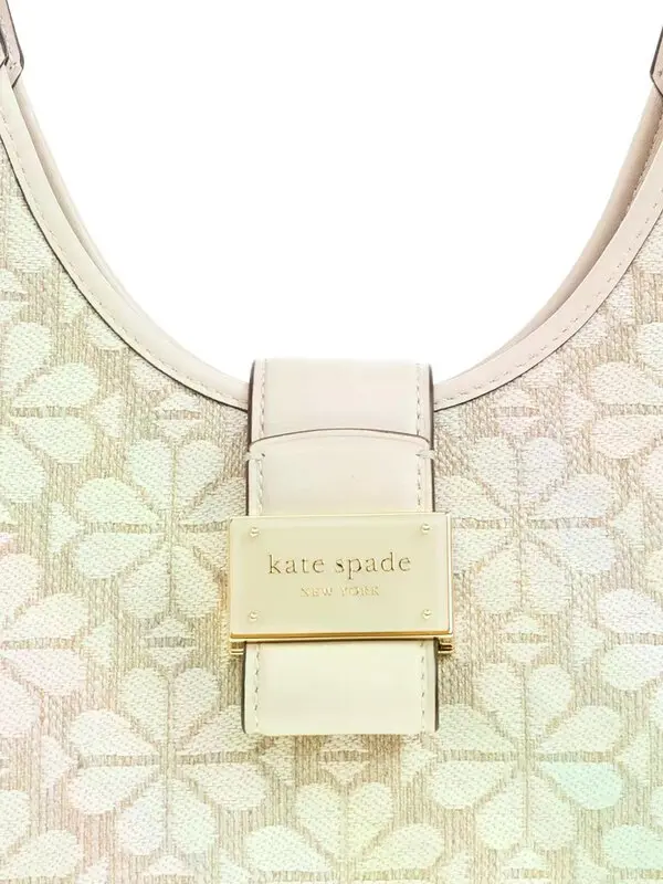 Kate Spade New York Floral-jacquard Shoulder Bag - Neutrals
