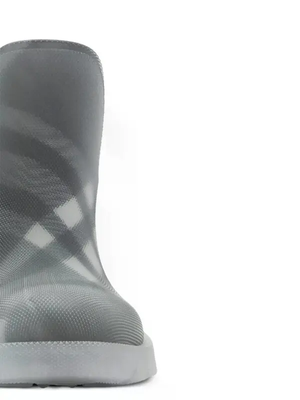 Burberry Marsh Vintage Check Mesh Boots - Grey