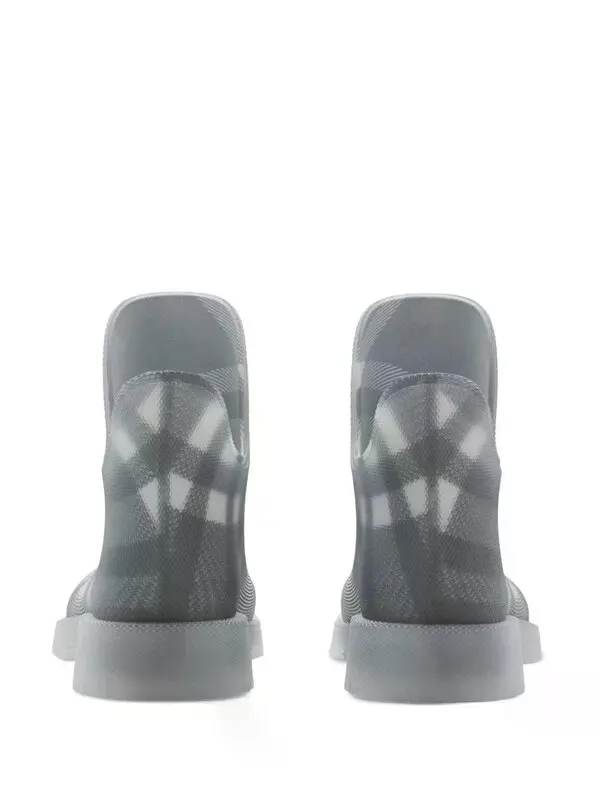 Burberry Marsh Vintage Check Mesh Boots - Grey