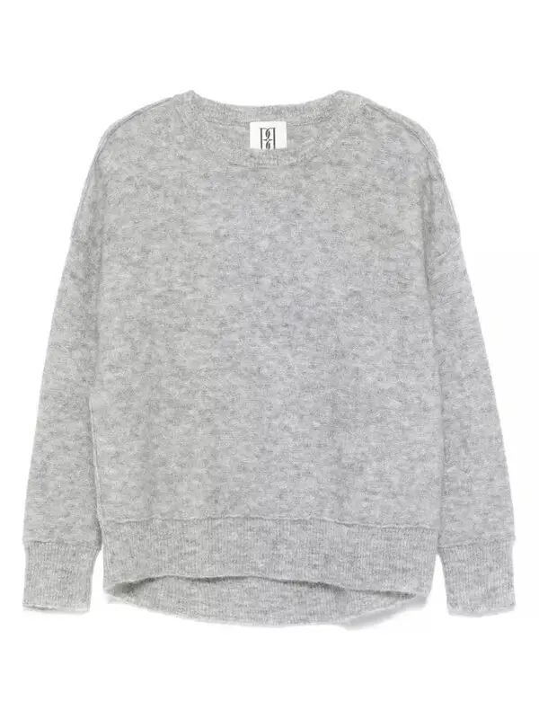 BY MALENE BIRGER Wool-mohair Blend Crewneck Sweater