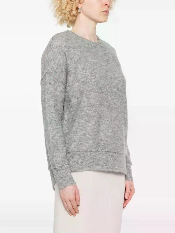 BY MALENE BIRGER Wool-mohair Blend Crewneck Sweater