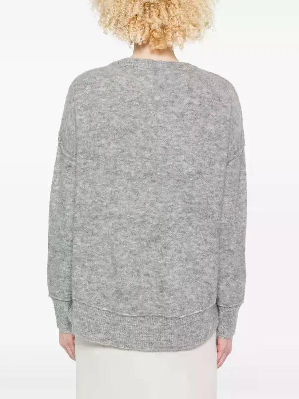 BY MALENE BIRGER Wool-mohair Blend Crewneck Sweater