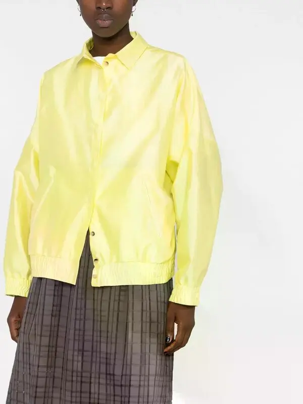 Fabiana Filippi Satin Finish Shirt Jacket