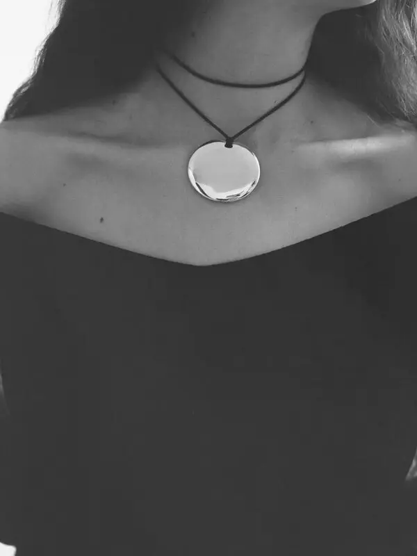 SOPHIE BUHAI Small Full Moon Pendant Necklace