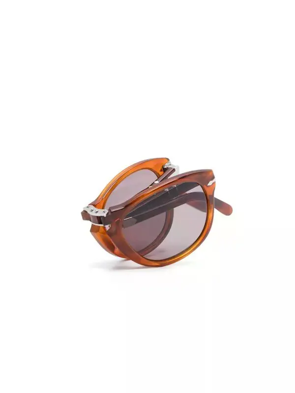 Persol Round Frame Sunglasses - Brown
