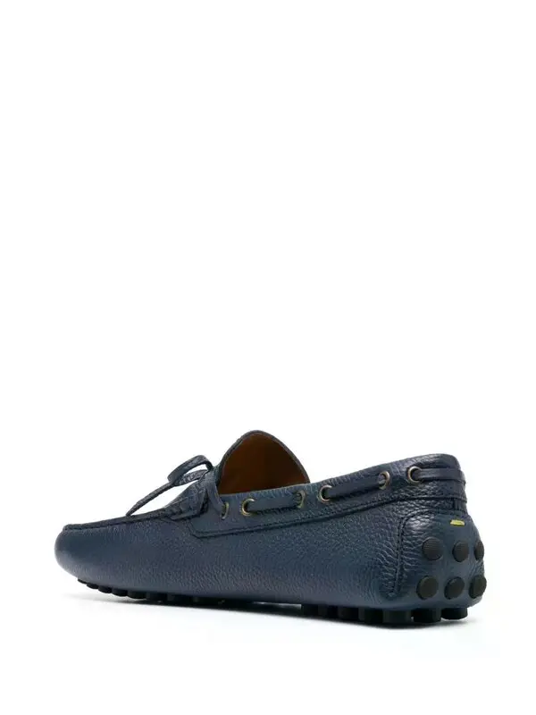DOUCAL'S Leather Lace-up Loafers