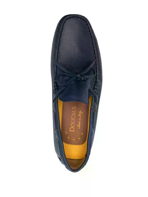 DOUCAL'S Leather Lace-up Loafers